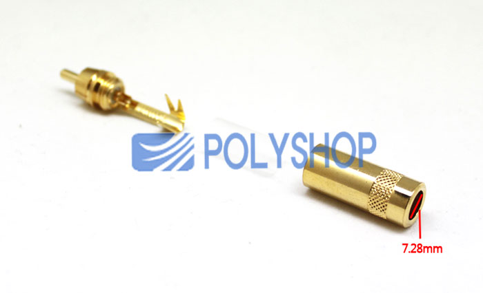 뉴트릭 REAN Gold RCA 납땜용 커넥터**폴리에이브이 POLYAV.COM**