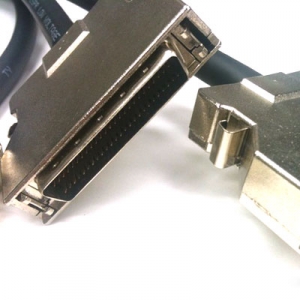 SCSI-2 타입 HD50(수) to HD50(수) 고밀도 스카시케이블-2M**폴리에이브이 POLYAV.COM**