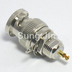 SJ 50옴 BNC(수) 샤시판넬용 커넥터**폴리에이브이 POLYAV.COM**