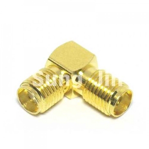 SJ SMA(암) to SMA(암) ㄱ자형 연결 어댑터**폴리에이브이 POLYAV.COM**