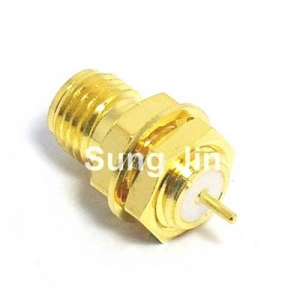 SJ SMA(암) 나사타입 기판용 커넥터**폴리에이브이 POLYAV.COM**