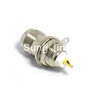 SJ TNC(암) 정심형 샤시판넬용 커넥터**폴리에이브이 POLYAV.COM**