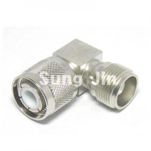 SJ N형(암) to N형(수) ㄱ자형 변환 어댑터-고압용**폴리에이브이 POLYAV.COM**