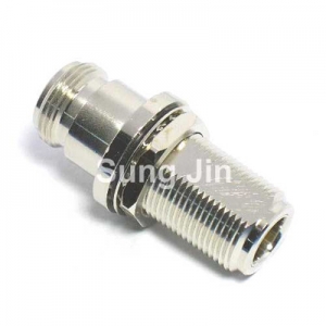 SJ N형(암) to N형(암) 방수형나사타입 연결 어댑터-고압용**폴리에이브이 POLYAV.COM**