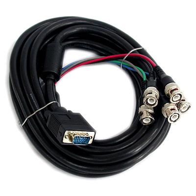 KW RGB to BNC변환케이블(1.8M~5M)**폴리에이브이 POLYAV.COM**